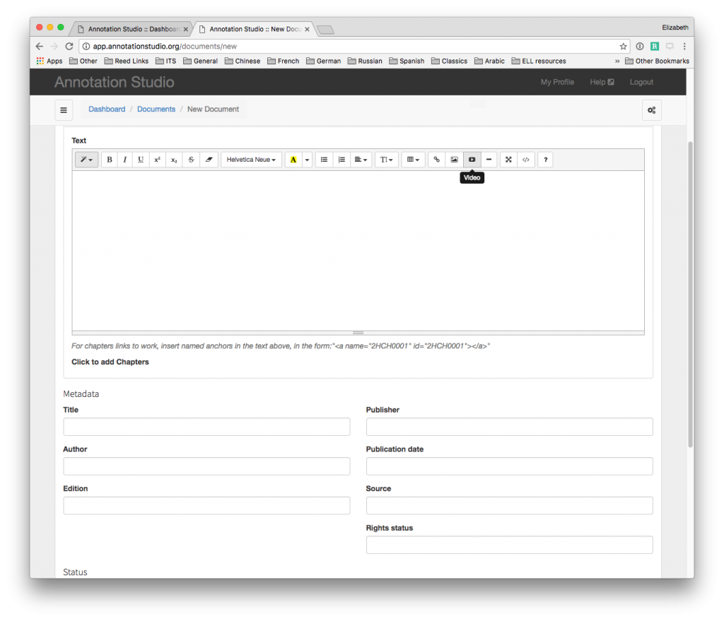 Social annotation with Annotation Studio – Teaching and Learning with ...