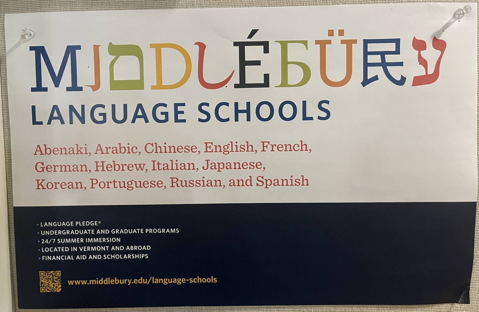 Middlebury Language School Immersion Program? – LangLabbies