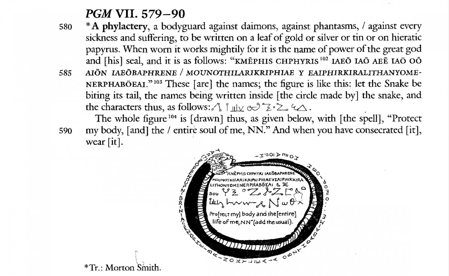 Greek Magical Papyri – The Reed College Scriptorium